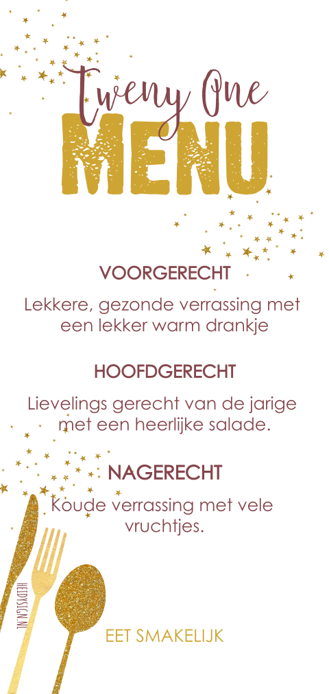 21 diner met thuiskok | catering aan huis | 21-diner organiseren